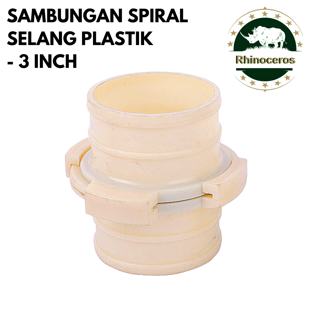 Sambungan Spiral Selang Drip Sambungan Selang Irigasi 2- 4Inch Plastik ...