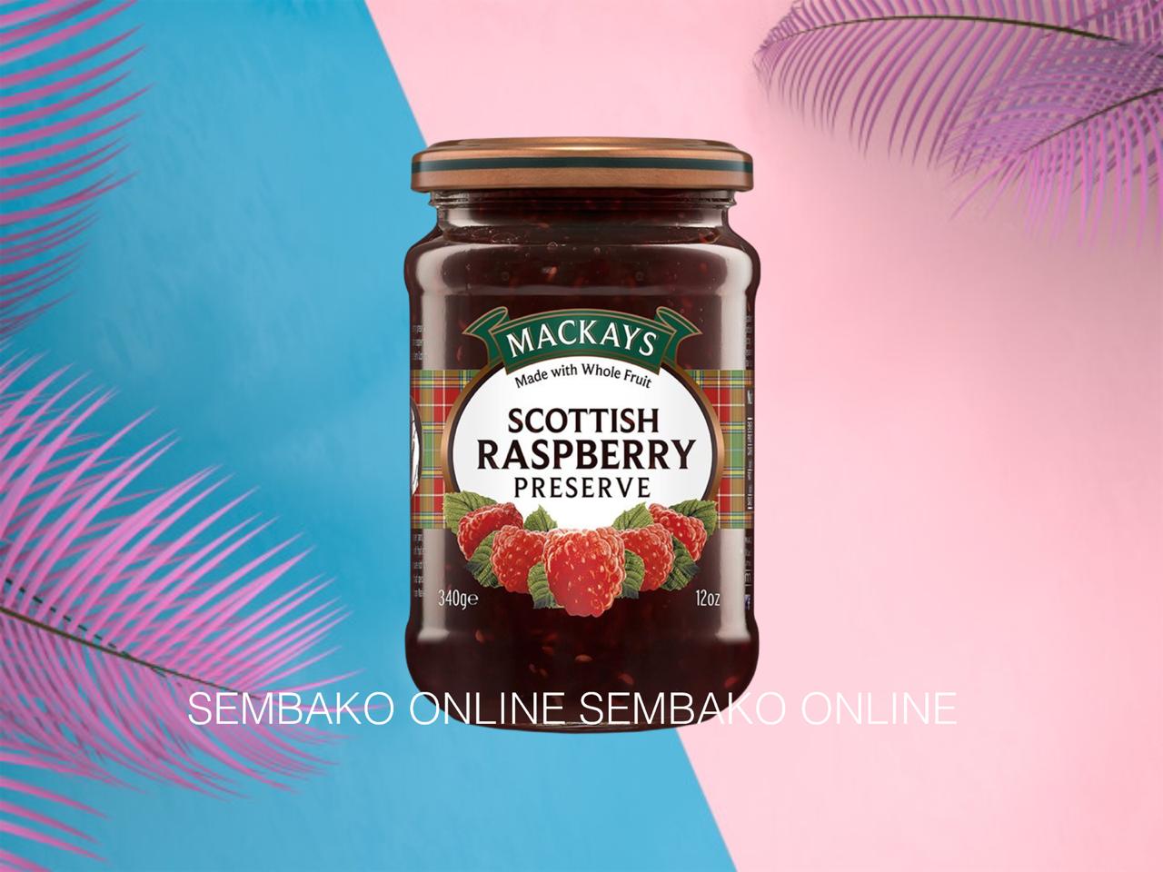 Mackays Scottish Raspberry JAM 340gr / Selai Buah Raspberi ORIGINAL ...