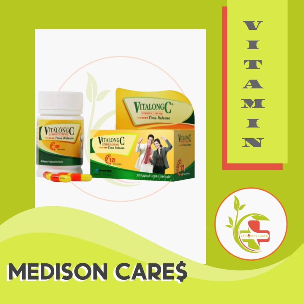 vitalong c botol vitamin | isi 30 | Lazada Indonesia