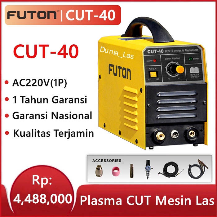 FUTON CUT-40 Mesin Las Plasma Cutter Potong CUT 40A Welding Machine ...
