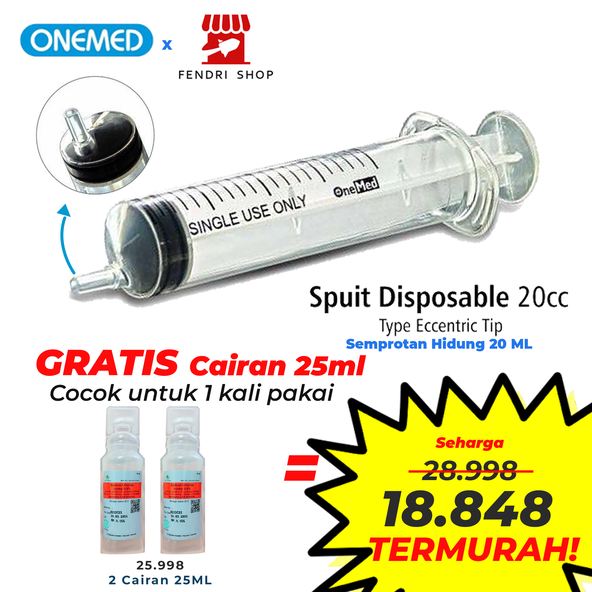 Paket cuci hidung lengkap dengan 2cairan 25ml | Lazada Indonesia