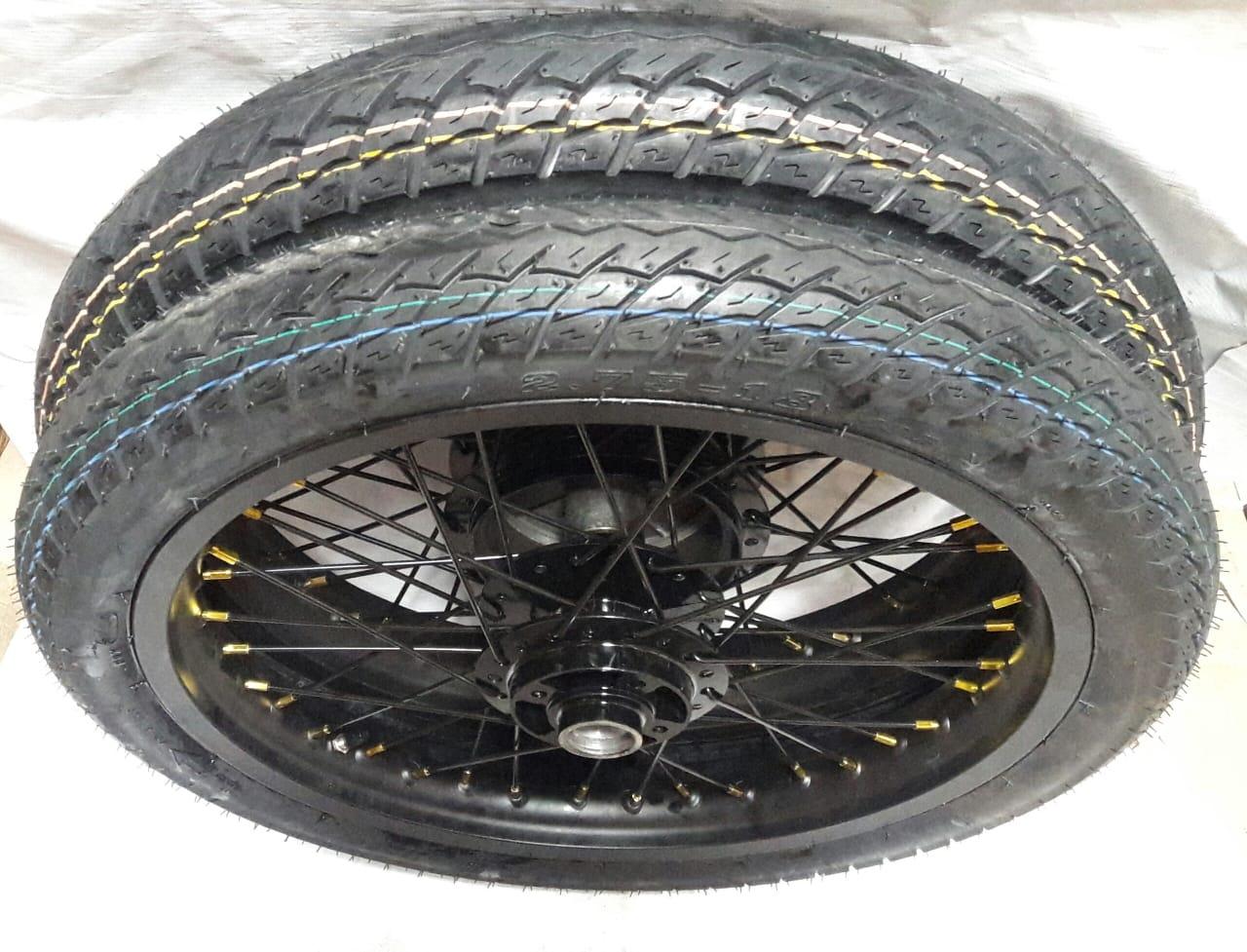 velg rk king ring 18 uk 185/215 wm black plus ban | Lazada Indonesia