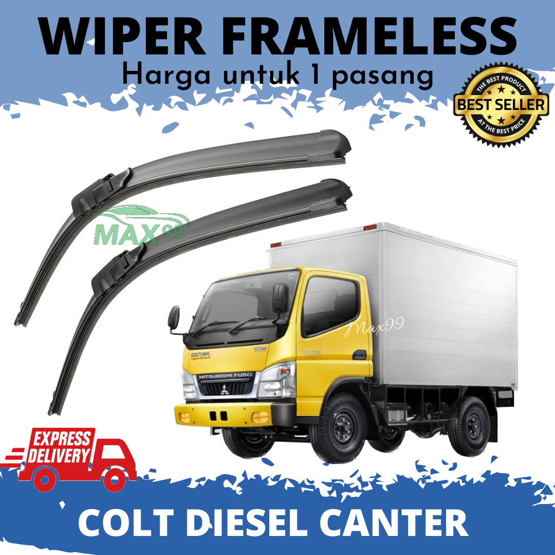 Wiper Colt Diesel Canter Fuso Frameless - Wiper Mobil Colt Diesel ...