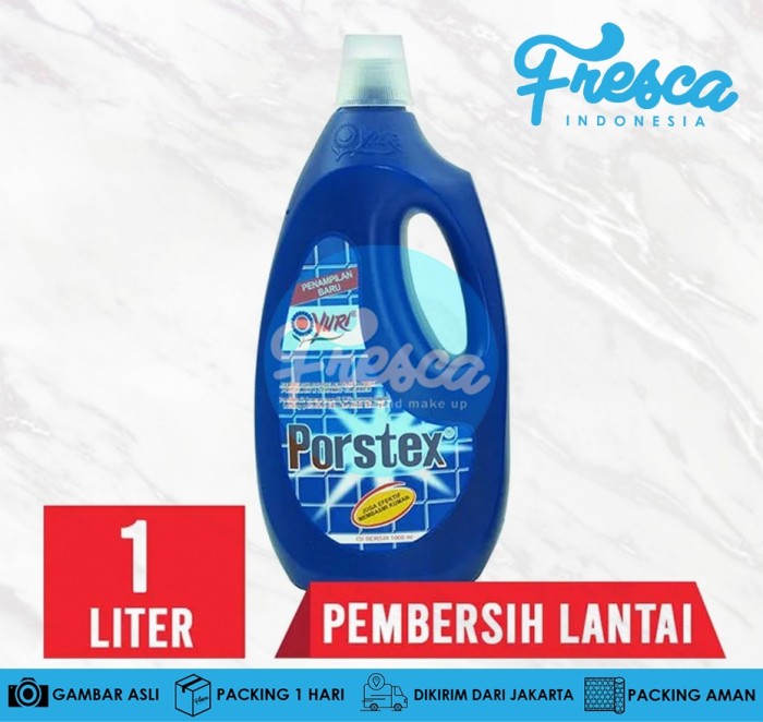 Yuri Porstex Prostex 1000ml / 1 Liter Biru Pembersih Lantai Porcelain ...