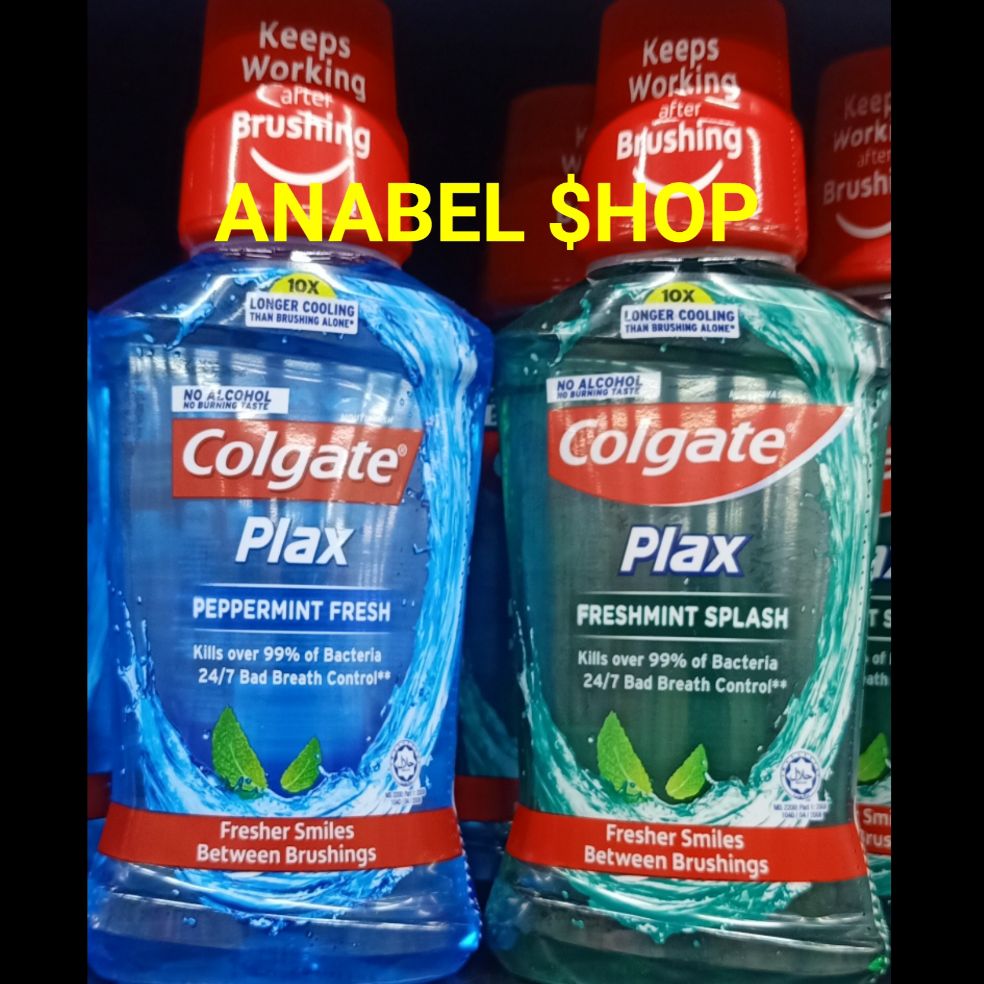 Colgate Mouthwash Plax Obat Kumur Anti Plak | Lazada Indonesia
