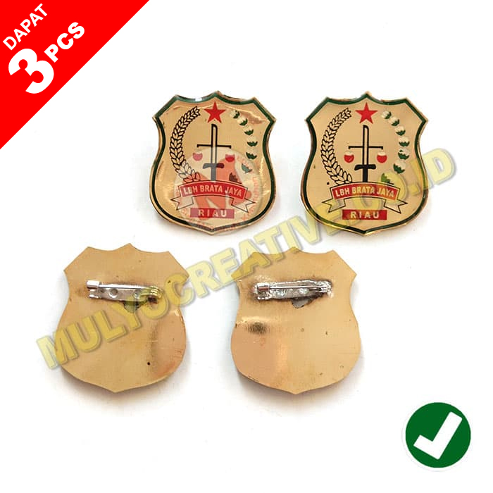 Pin Logo LBH - Pin Lembaga Bantuan Hukum Lapis Fiber Murah / 3pcs ...