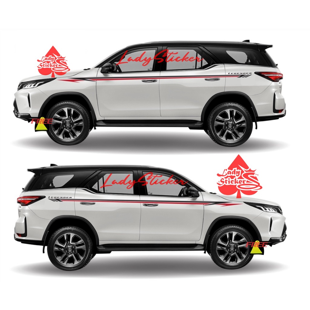 STRIPING STICKER STIKER MOBIL NEW FORTUNER CUTTING STICKER MOBIL NEW ...