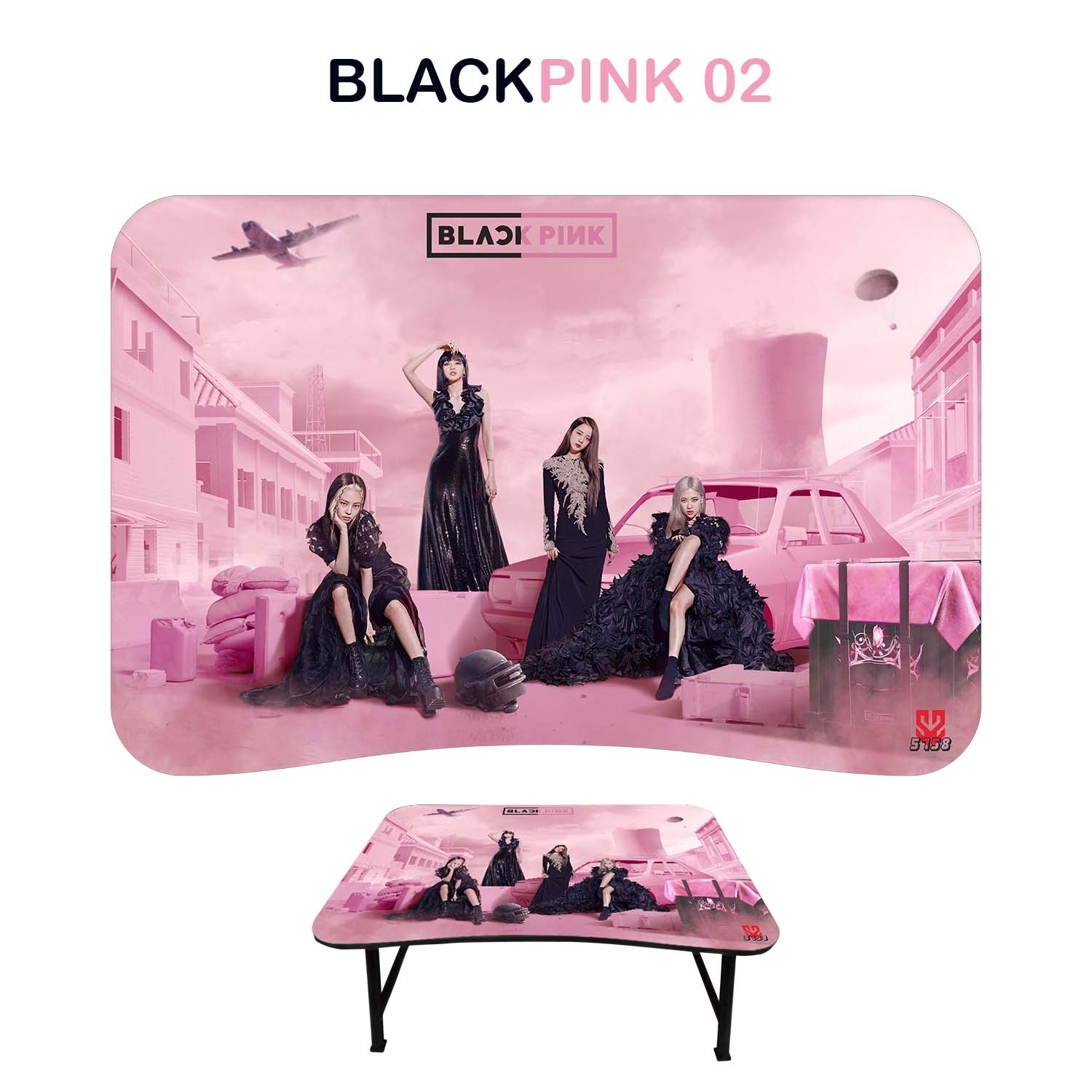 MEJA LIPAT MEJA BELAJAR ANAK BLACKPINK KPOP KOREA | Lazada Indonesia