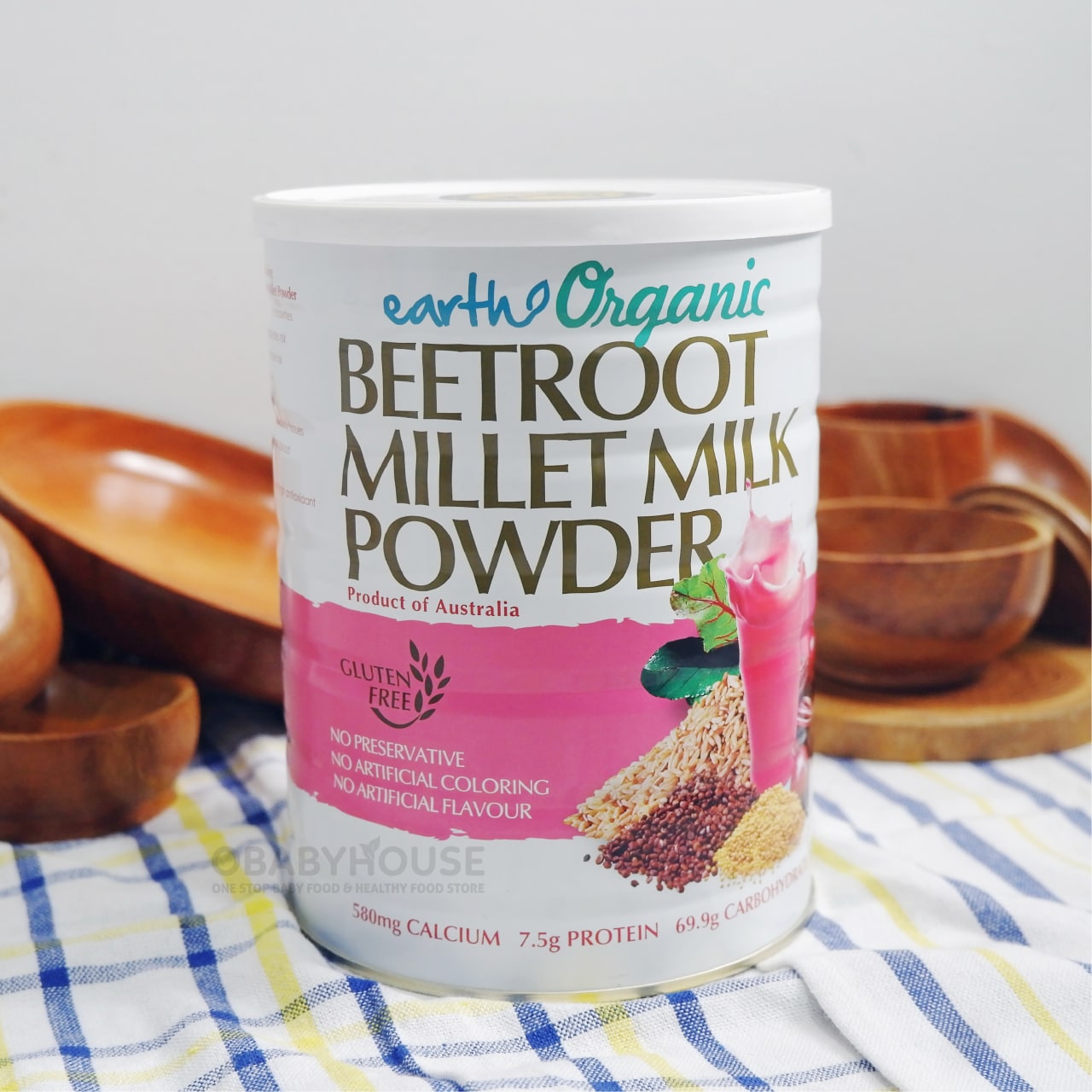 Earth Organic Beetroot Millet Milk Powder 900gr | Lazada Indonesia