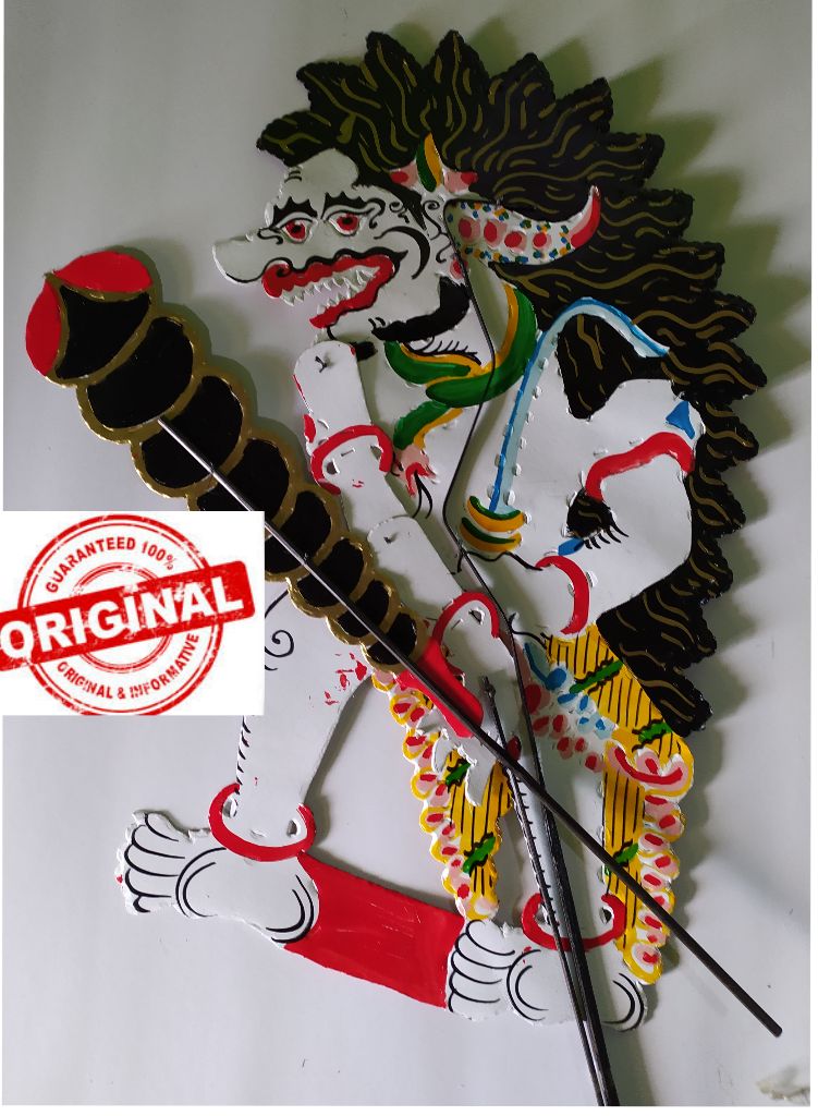 wayang kulit kertas kardus mainan anak Buto amral | Lazada Indonesia