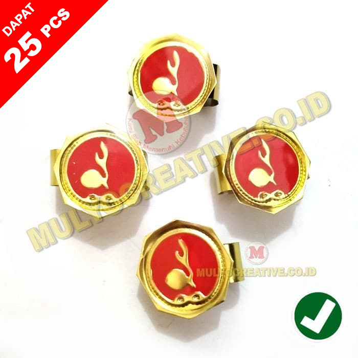 Ring Hasduk Pramuka Penggalang Model Segi delapan Ring Kacu Warna Merah ...