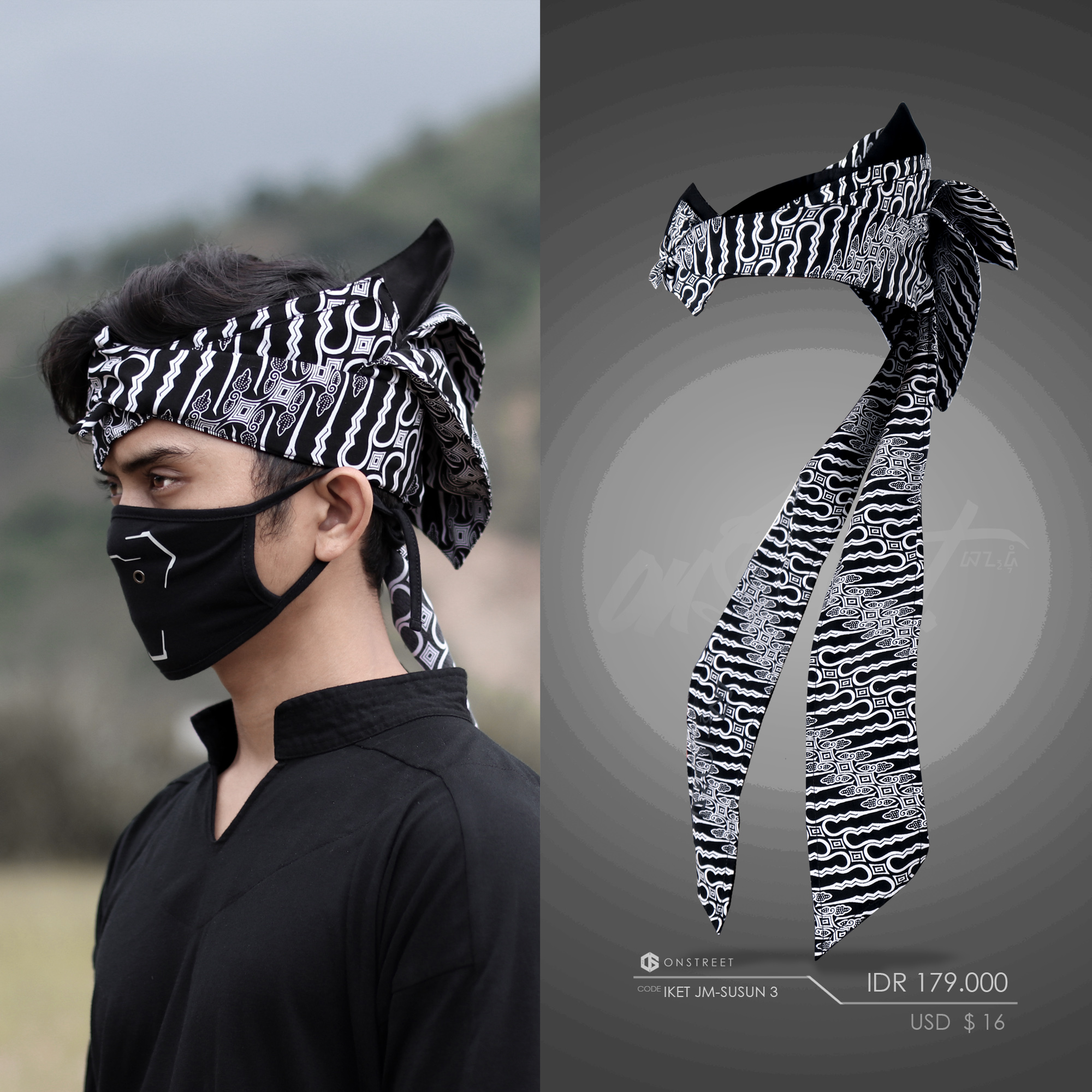 IKAT KEPALA TRADISIONAL INDONESIA ONSTREET - IKET SUNDA | Lazada Indonesia