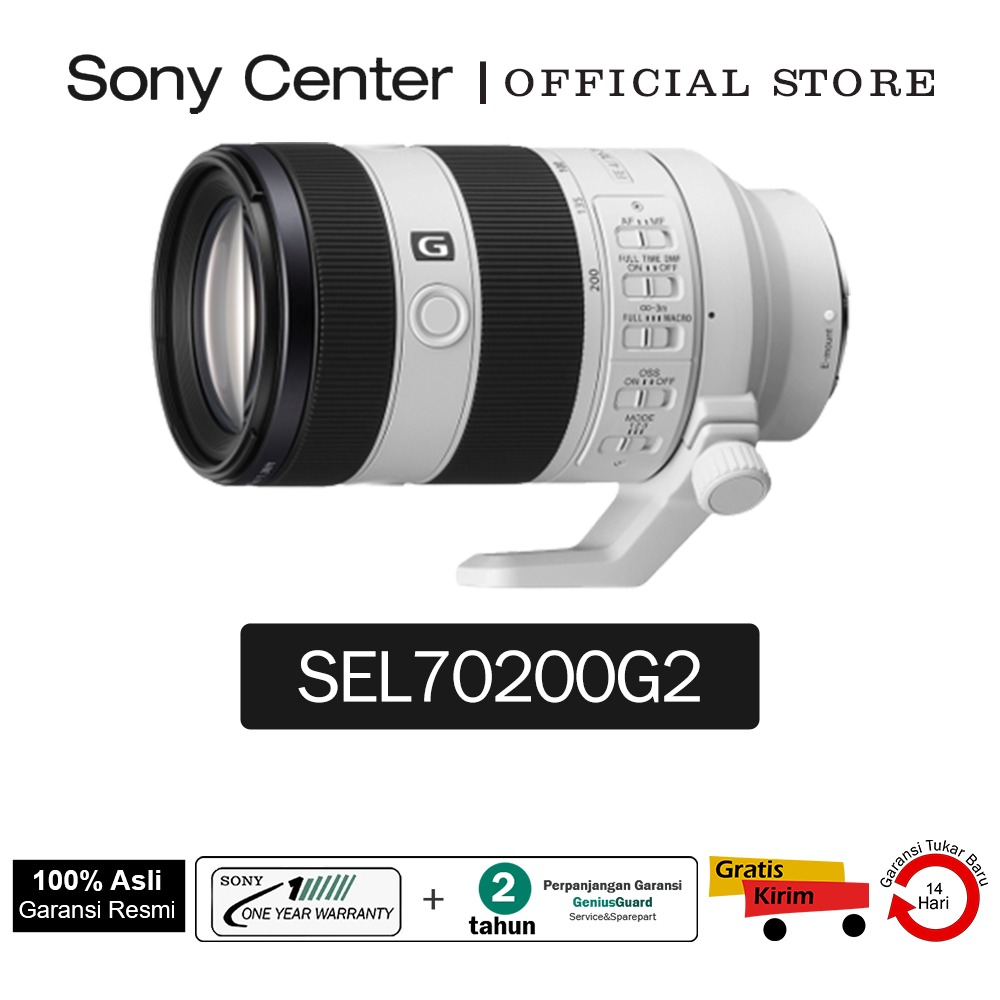 SONY FE 70-200mm F4 Macro G OSS Ⅱ / Lensa zoom Sony 70-200mm / Lensa ...