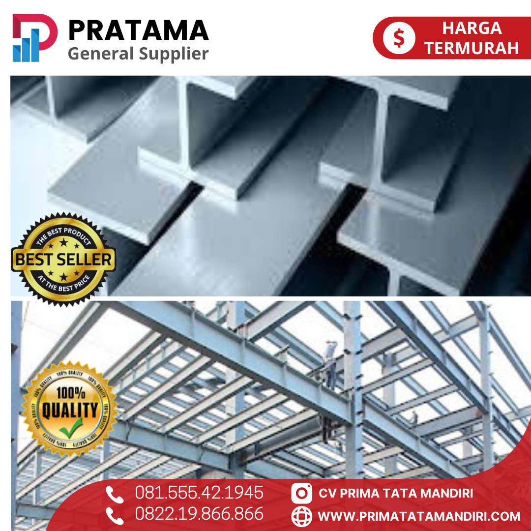 Besi H Beam baja 100 x 6 Meter/perbatang / surabaya | Lazada Indonesia
