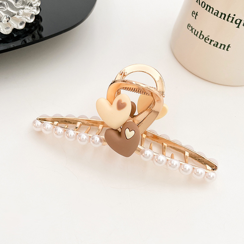 JEPITAN JEPIT RAMBUT KOREA MUTIARA MOTIF KEMBANG BUNGA UKURAN BESAR ...