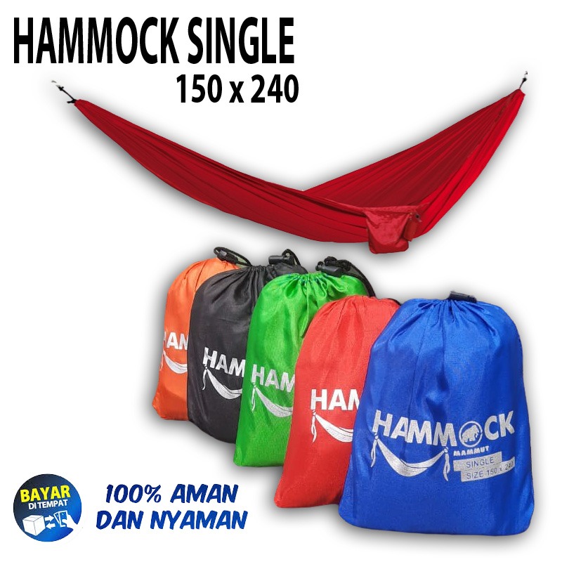 hammock single tnf mamut ayunan gantung ayunan pohon not rei not eiger ...