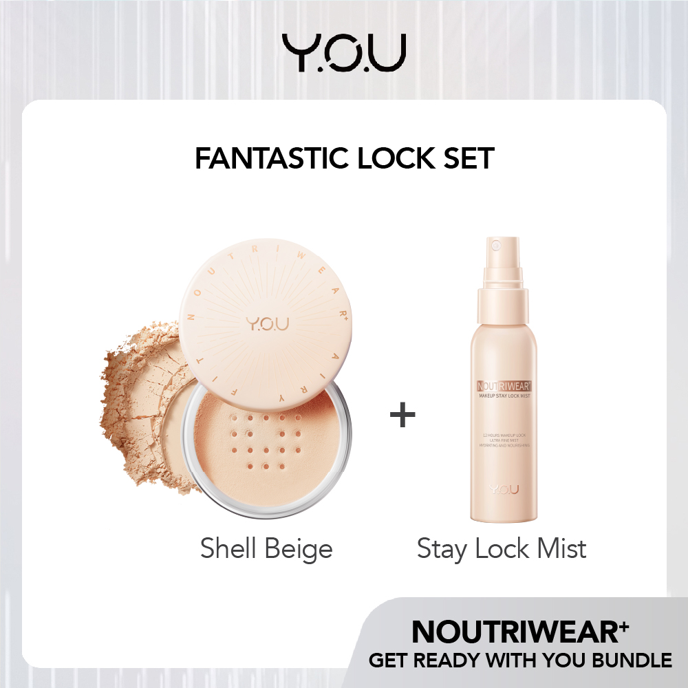 Get Ready With YOU Bundle | Noutriwear Loose Powder + Makeup Stay Lock ...