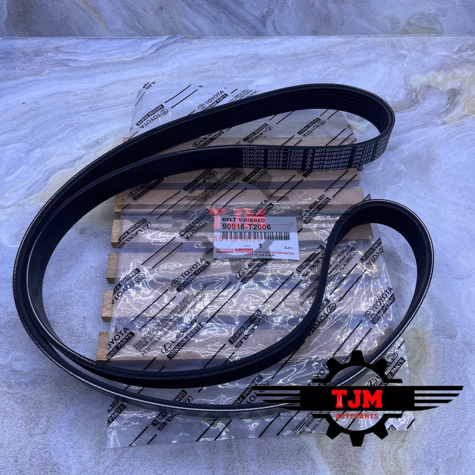 Fanbelt Fan Belt Innova Fortuner Hilux Vigo Diesel Vanbelt 7PK1516 ...