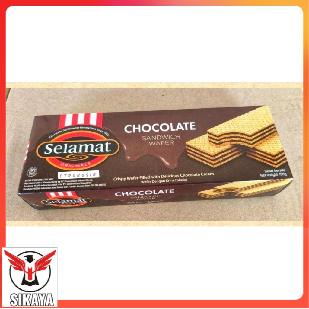 WAFER SELAMAT CHOCOLATE 198GR | Lazada Indonesia