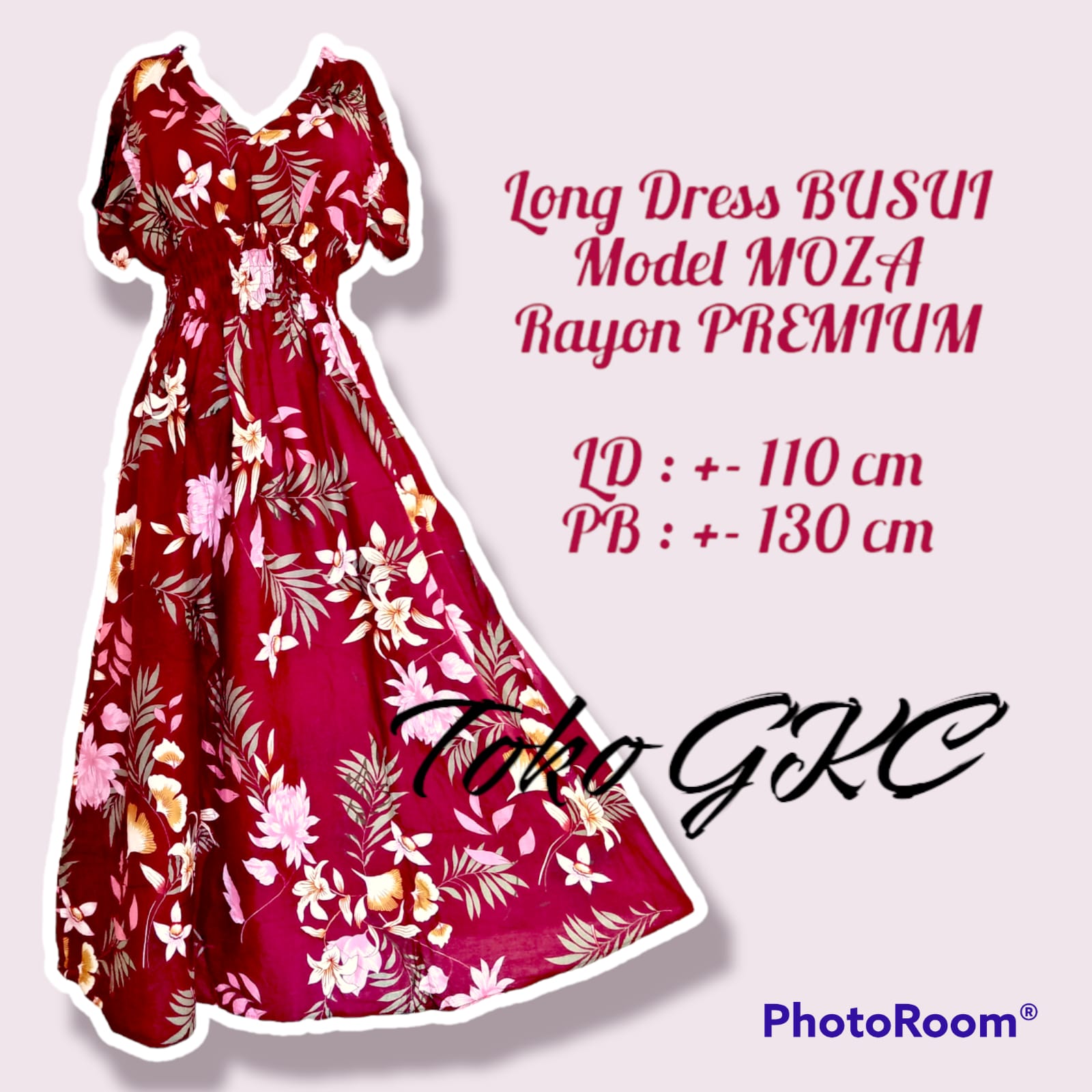 GAUN BUSUI DRESS CANTIK UNTUK JALAN MODEL MOZA MOTIF ZEPHYR TERLARIS ...