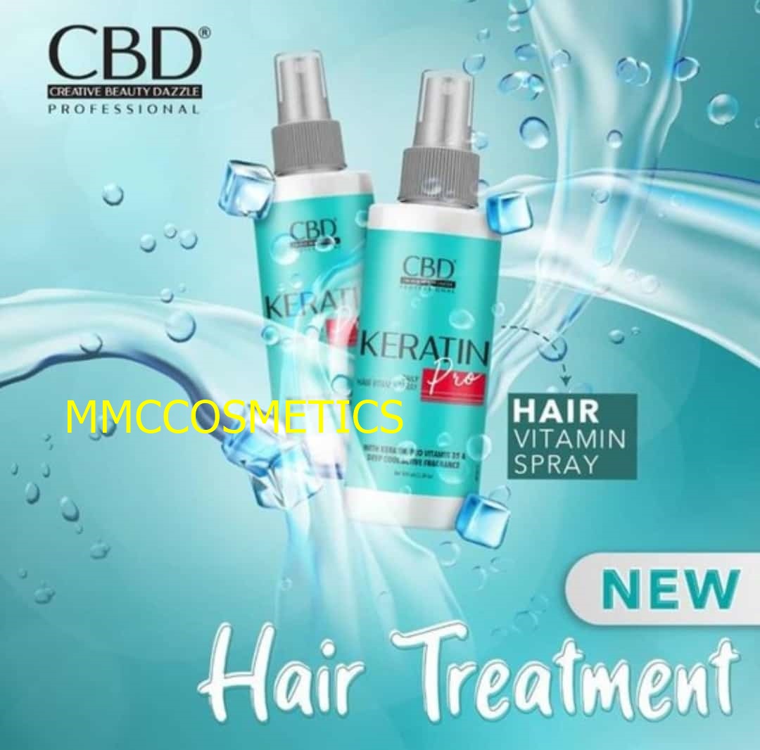 CBD vitamin rambut spray with KERATIN dan vitamin E 100ml | Lazada ...