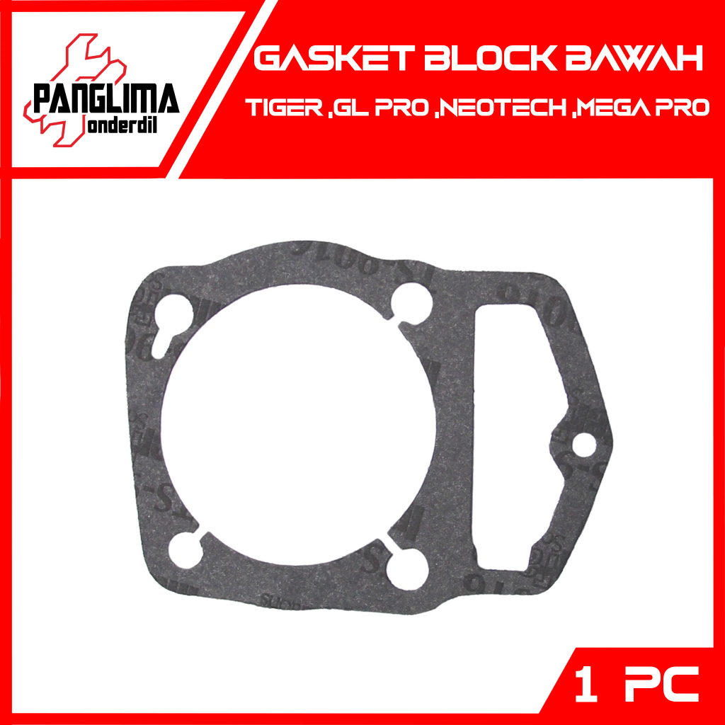 Gasket Block Bawah Tiger & GL Pro & Neotech & Mega Pro Paking-Packing ...