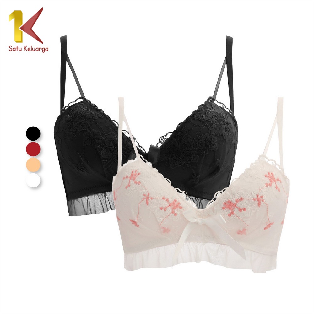 1K Surabaya Bra Renda Wanita P231 Bra Lace Bralette Motif Pita Pakaian ...