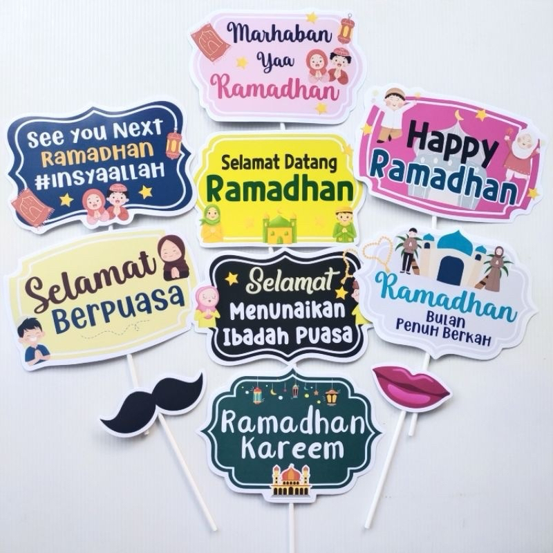 BACKDROP PREMIUM PAWAI PANGGUNG SOANDUK MARHABAN YA RAMADHAN KAREEM ...