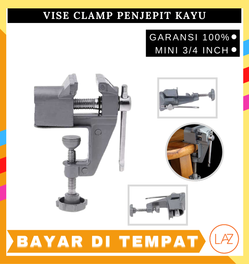YTC VISE CLAMP CAPIT MEJA ALAT PENJEPIT KAYU - 12E8F3 / Clamp penjepit ...