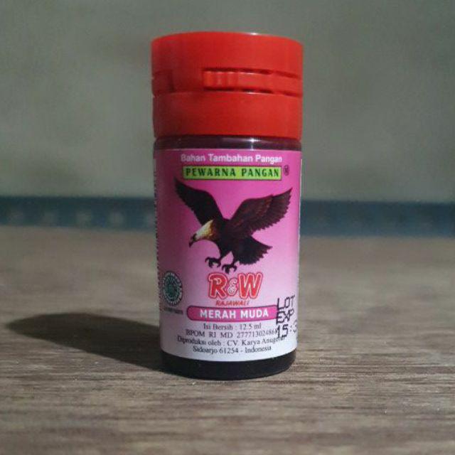 PEWARNA Merah Muda RW Rajawali / Pewarna Makanan / Pewarna Kue GOOD ...