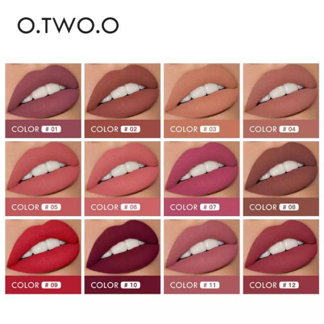 O.TWO.O LIQUID LIPSTICK & 2in1 MATTE LIPSTICK KODE 9107 | Lazada Indonesia