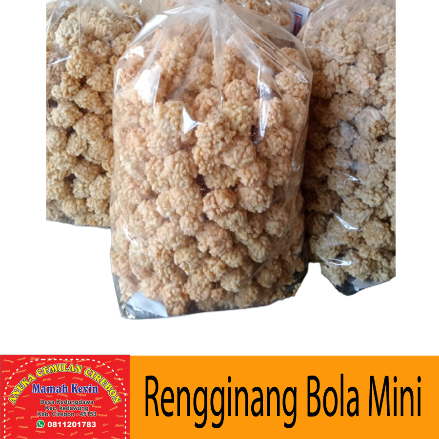 Rengginang Bulat Bola Mini - Cemilan Santai - Oleh oleh khas Cirebon ...