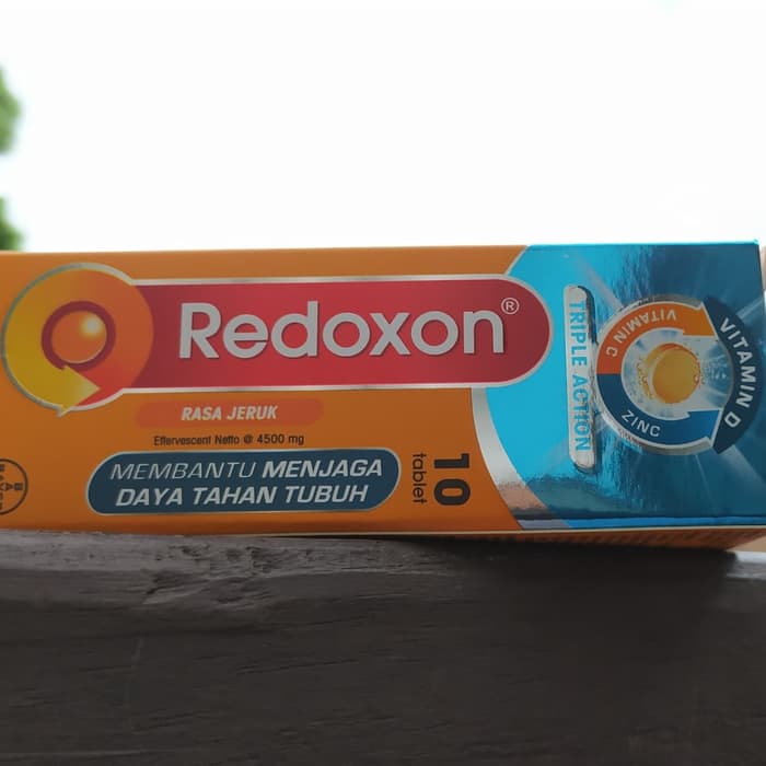 Redoxon 10 Tablet Rasa Jeruk Vitamin C, D & Zinc | Lazada Indonesia