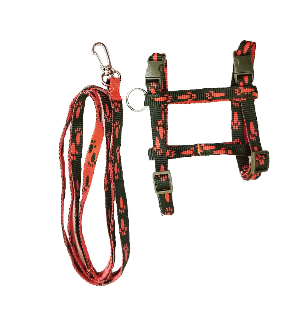 Harnes Model H Motif Tapak Kucing Musang Anjing Kecil Hewan Peliharaan ...