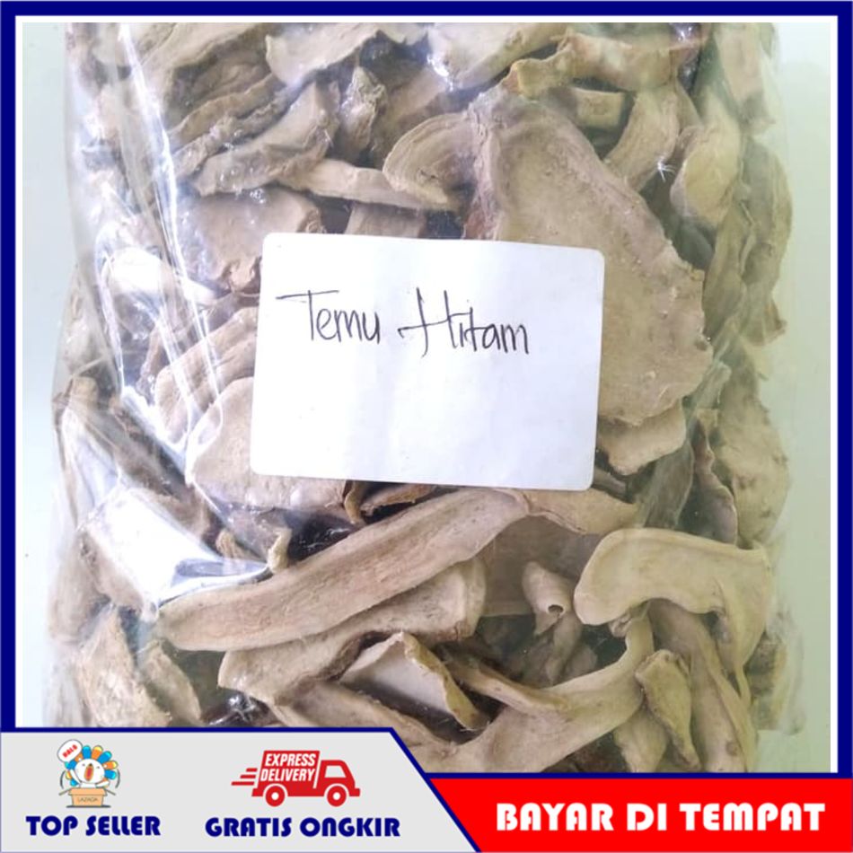 Jamu Herbal Tradisional Temu Hitam Kering 1kg Temu Ireng Kunyit Hitam ...