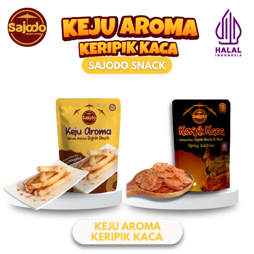 PAKET NIKMAT KEJU AROMA SAJODO + KERIPIK KACA CABAI MERAH 100GR SAJODO ...
