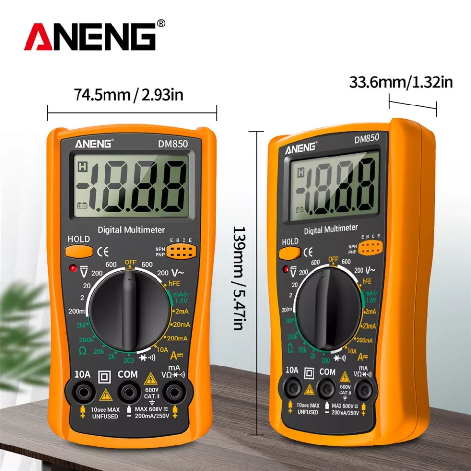 ANENG Digital Multimeter Voltage Tester - M118A - perhitungan daya ...