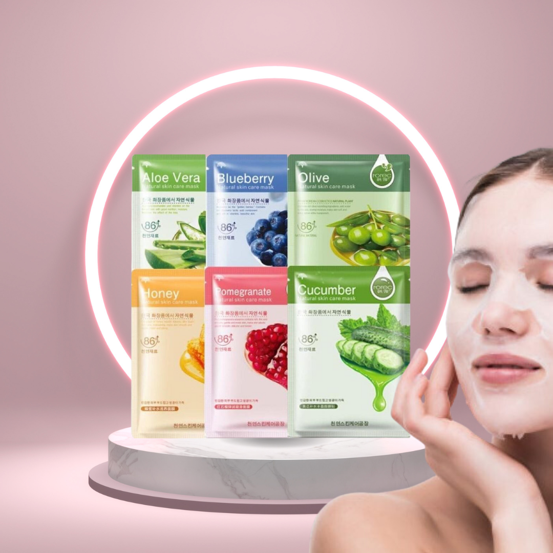 ROREC / HCHANA NATURAL SKIN CARE MASK MASKER SHEET & ROREC SNAIL MASK ...