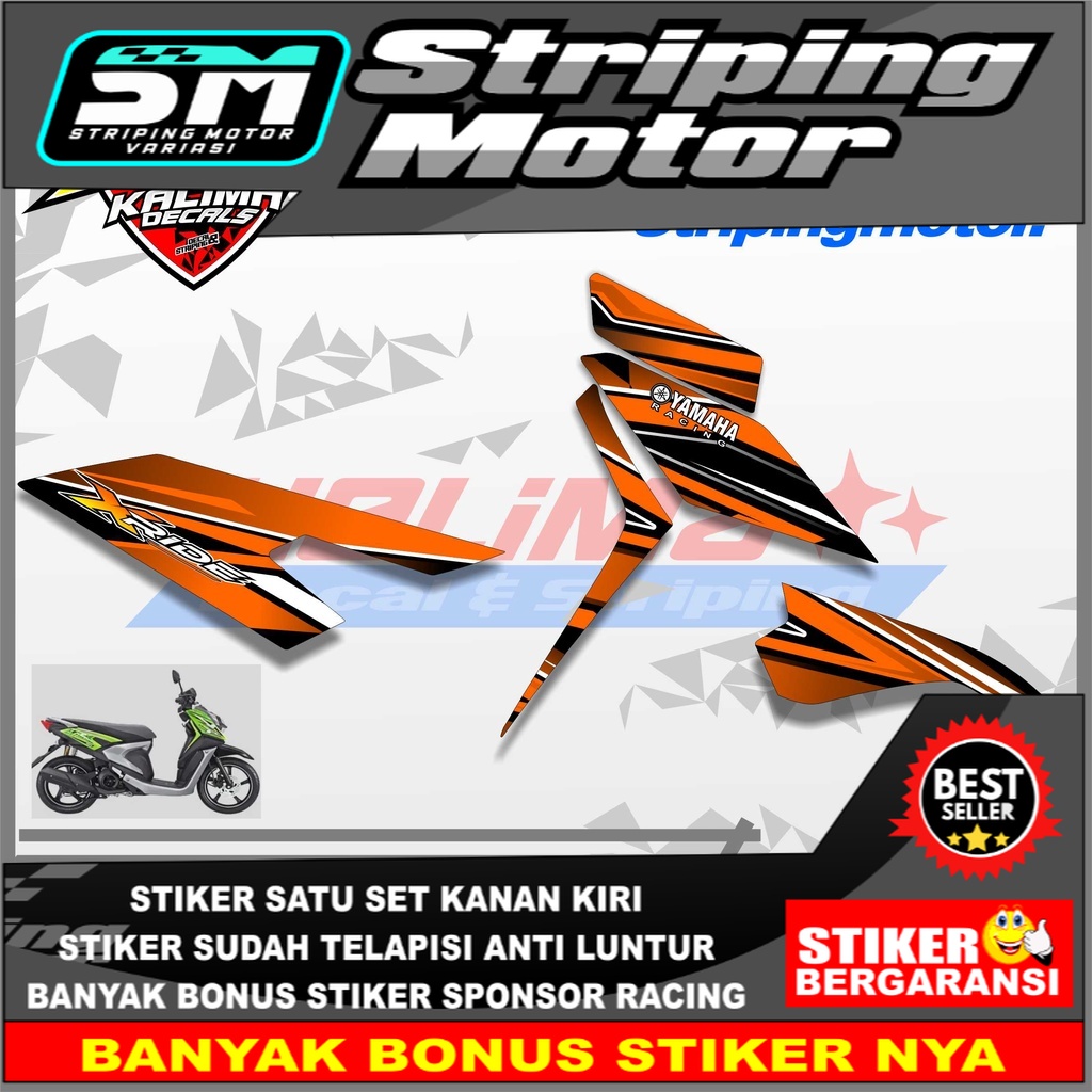 B42 Striping NEW X RIDE 125 - Stiker X RIDE 125 List Variasi Motor ...