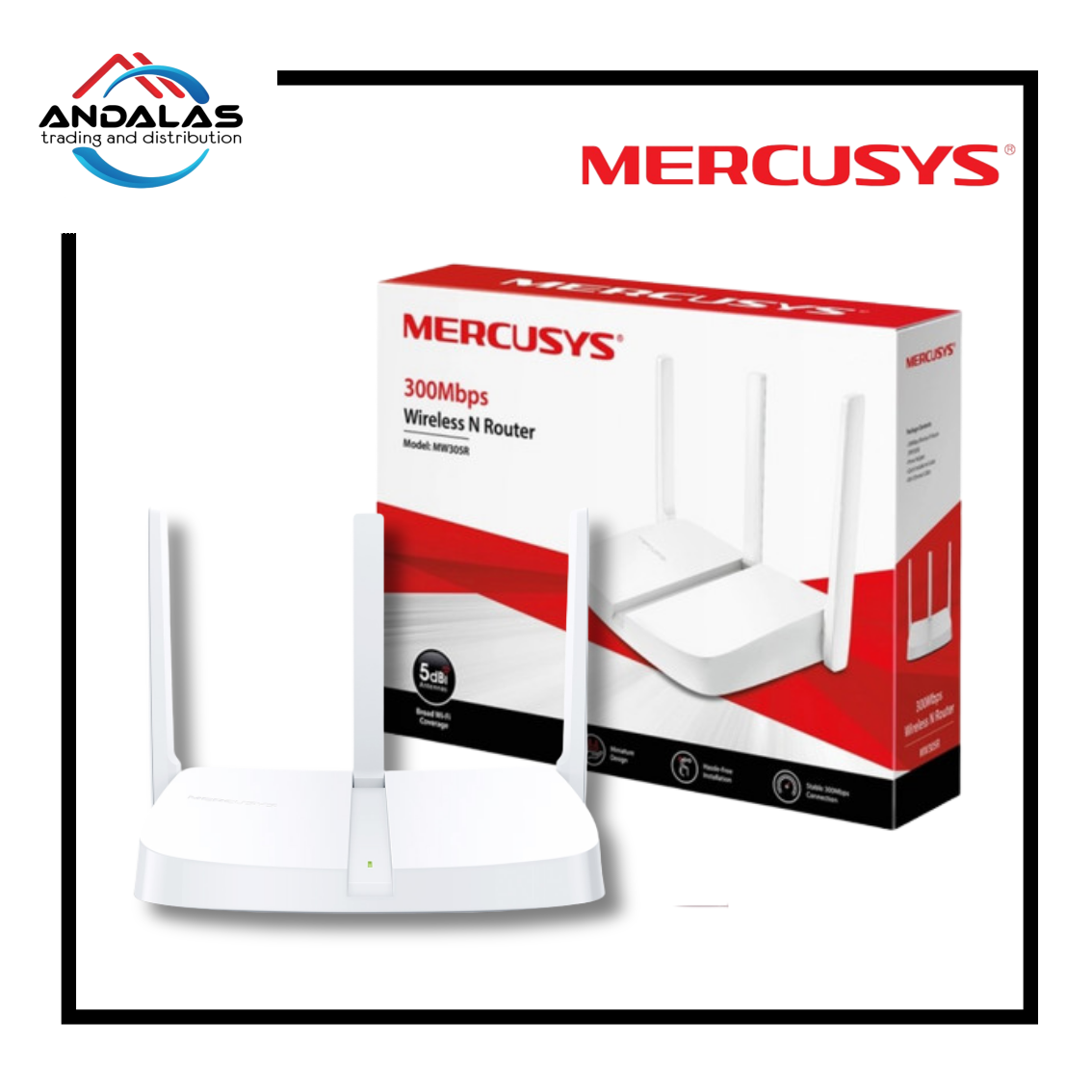 Router mercusys MW306R 300Mbps Wireless Wifi | Lazada Indonesia