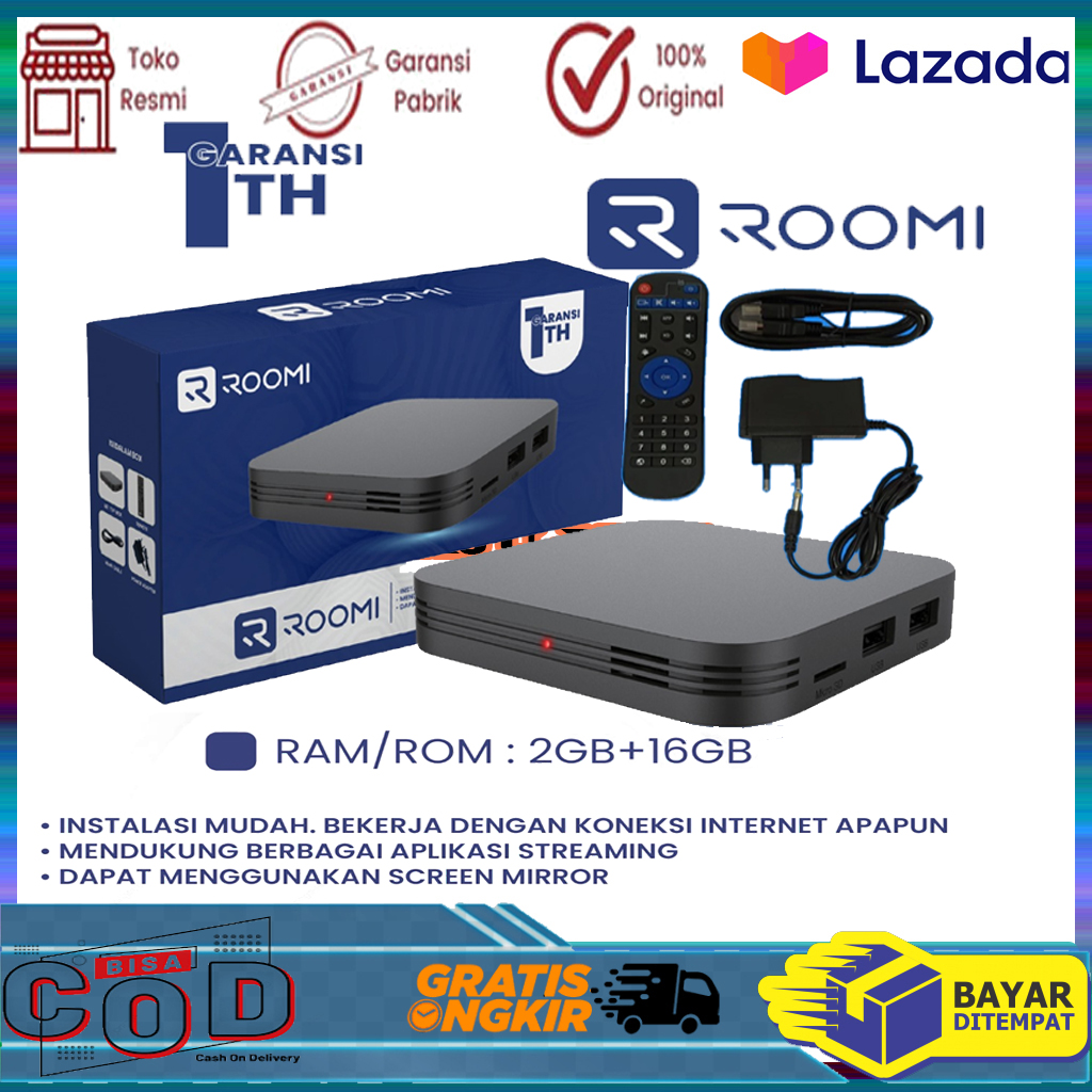 ANDROID TV BOX ROOMI 2/16GB Kepengen nonton Youtube gratis, Drama China ...