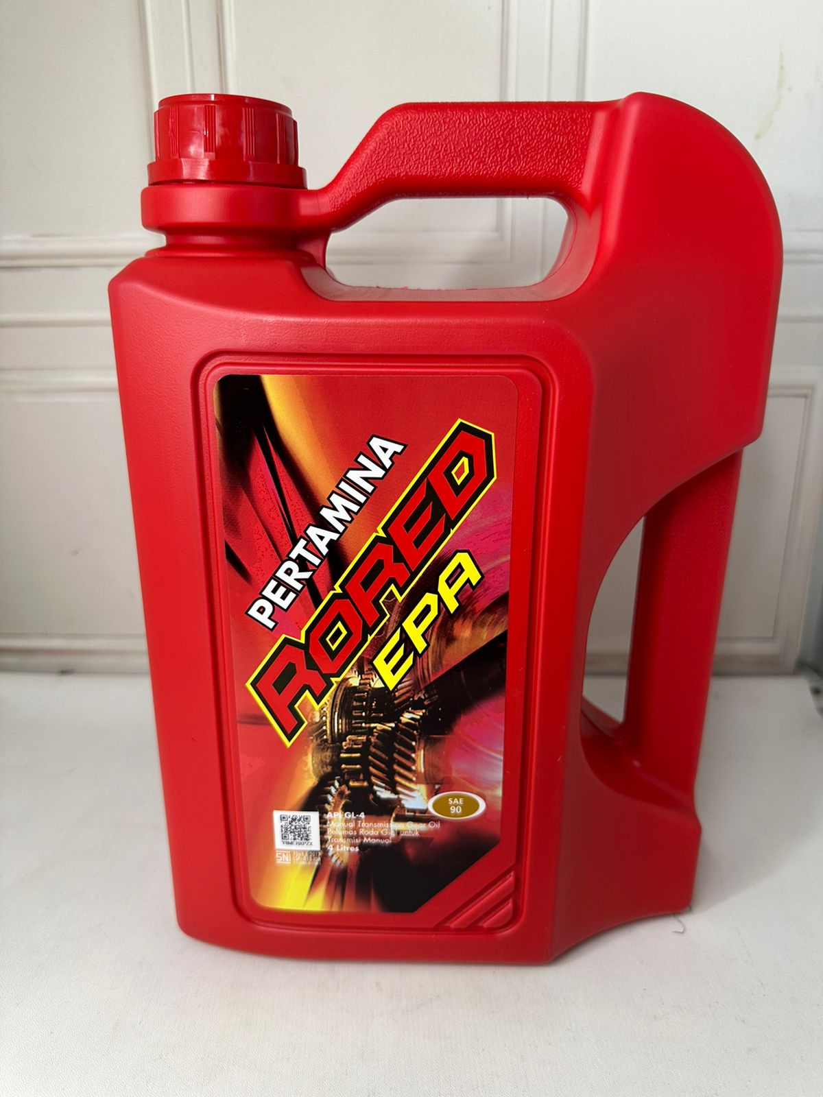 Oli Transmisi SAE 90 Pertamina Rored EPA 4 Liter Original | Lazada ...