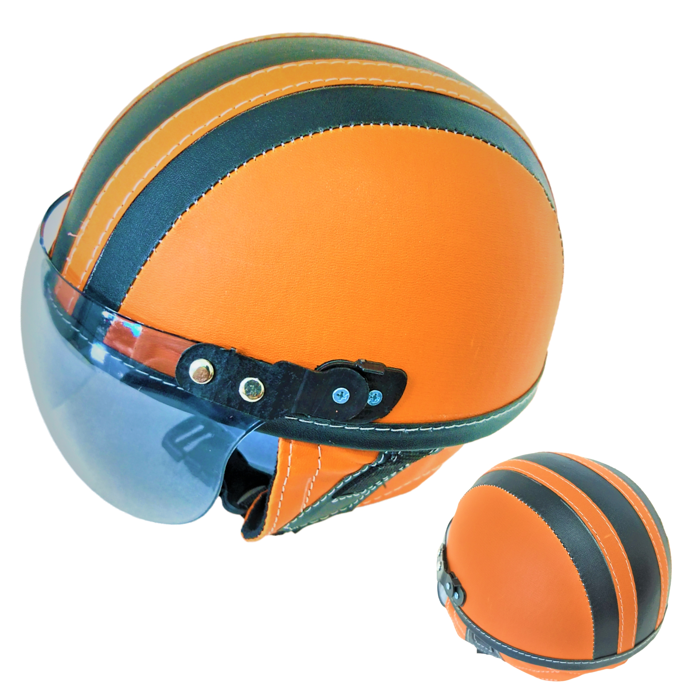 Helm Anak anak retro Polos Strip kaca riben untuk usia 1 sampai 4 Tahun ...