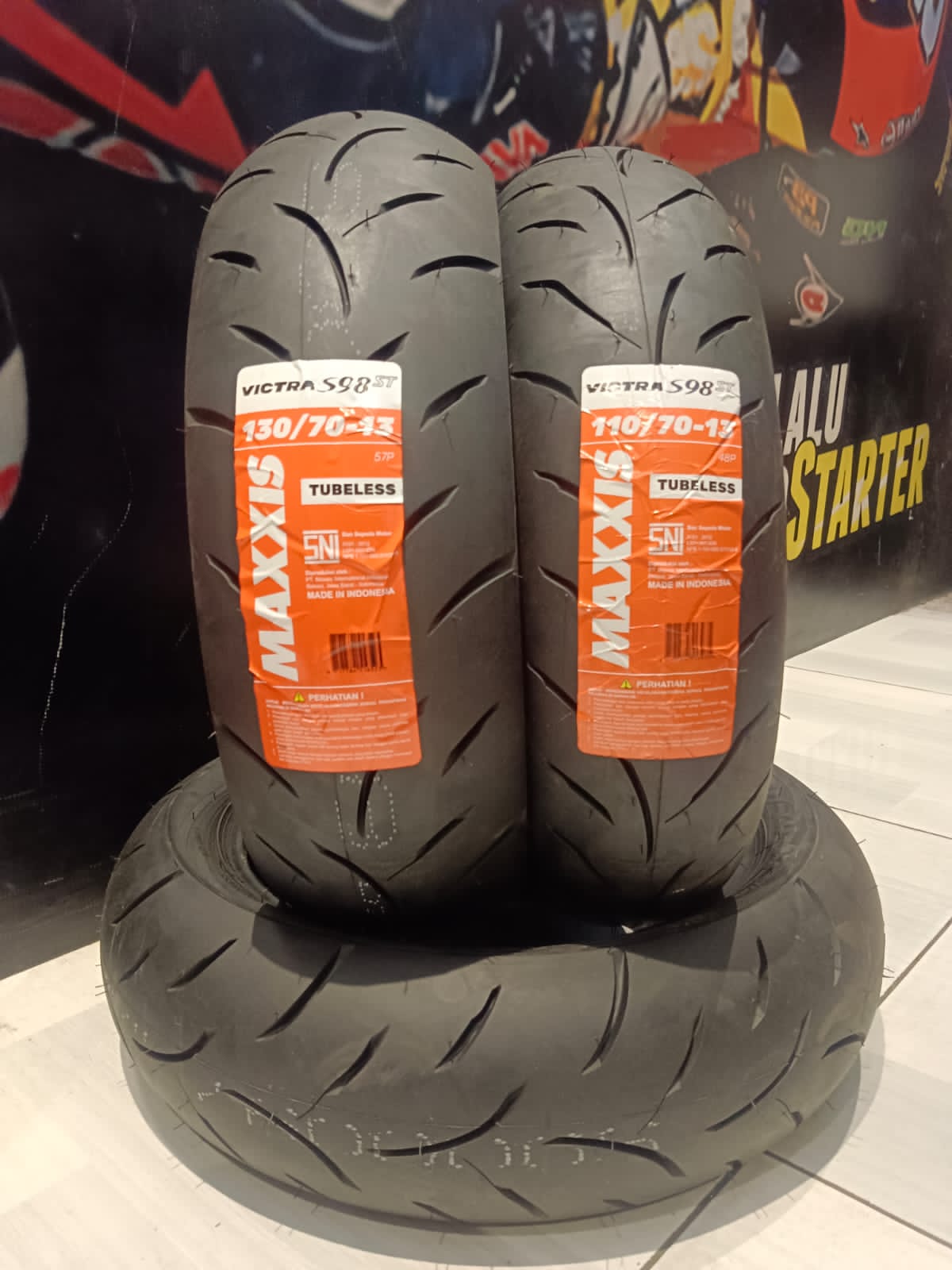 Ban TUBELESS ASLI MERK MAXXIS TYPE VICTRA RING 13 untuk YAMAHA NMAX ...