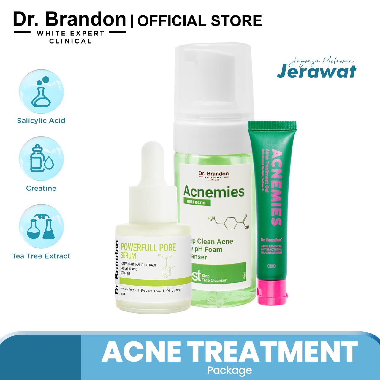 Dr. Brandon Acne Treatment Package | Lazada Indonesia
