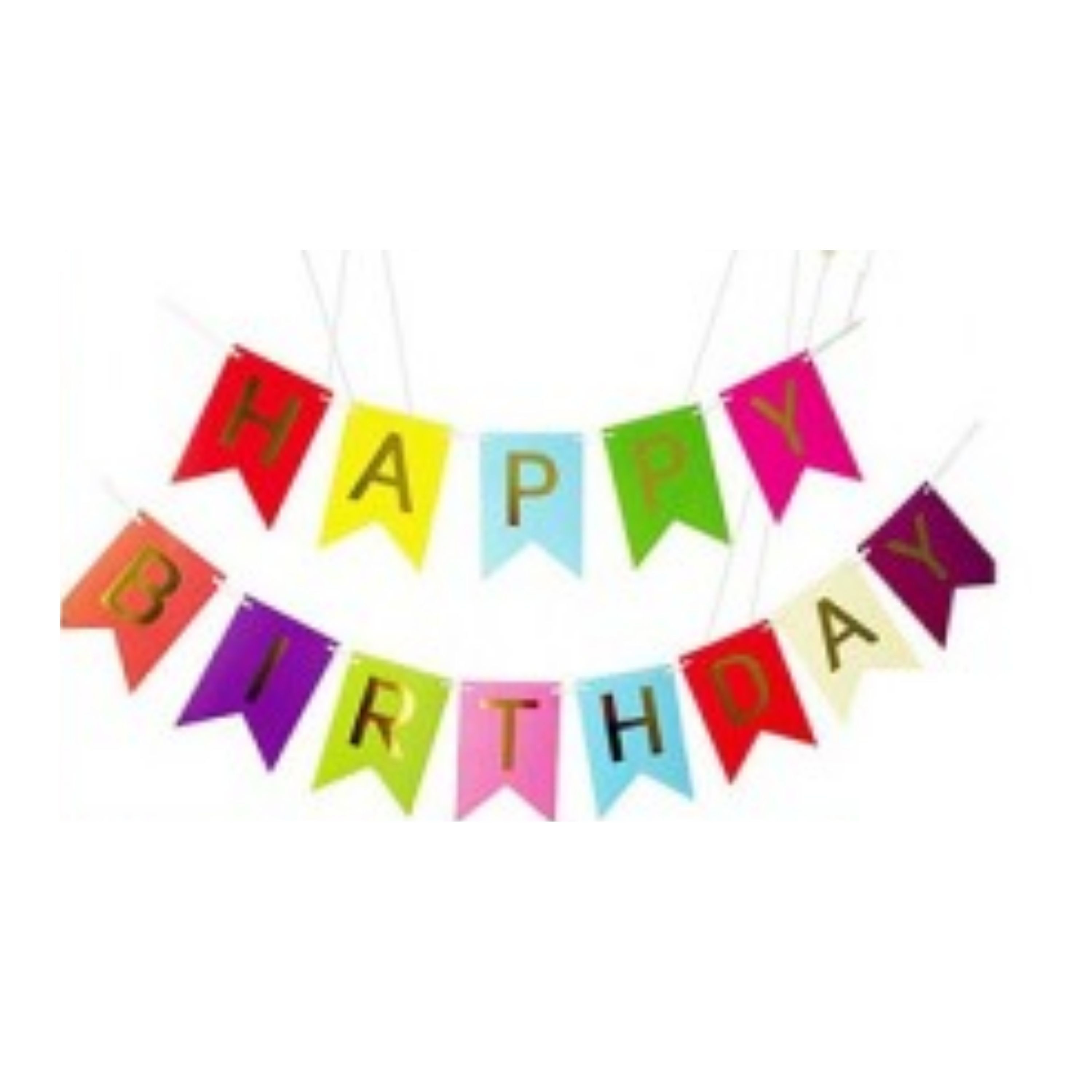 BANNER SEGI 5 / BANNER HAPPY BIRTHDAY / CHEAP BANNER11.5X16 cm | Lazada ...