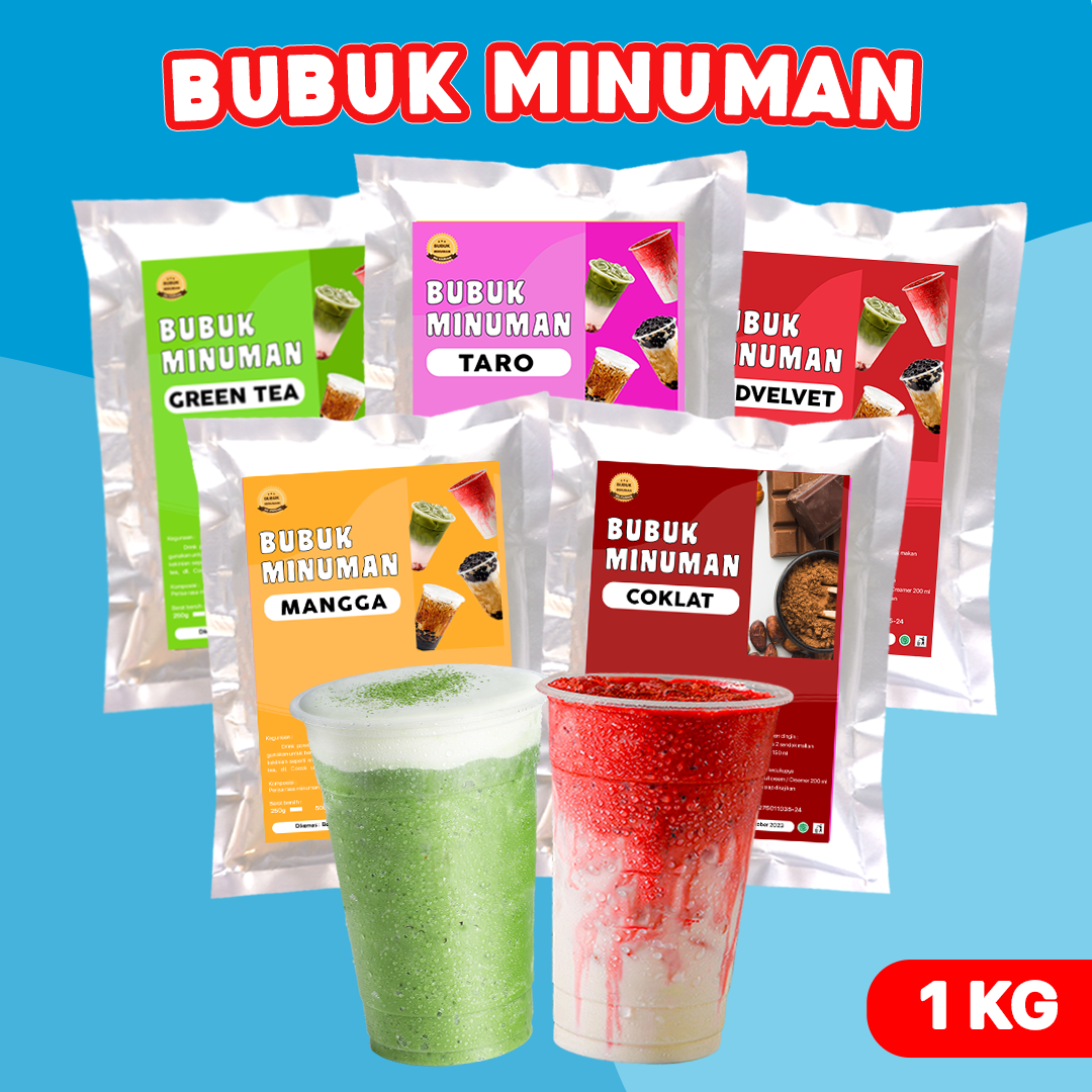 BUBUK MINUMAN RASA BEST SELLER 1KG / SERBUK MINUMAN RASA / BUBUK ...