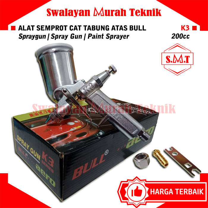 BULL K-3 Spray Gun Alat Semprot Cat K3 Paint Sprayer | Lazada Indonesia
