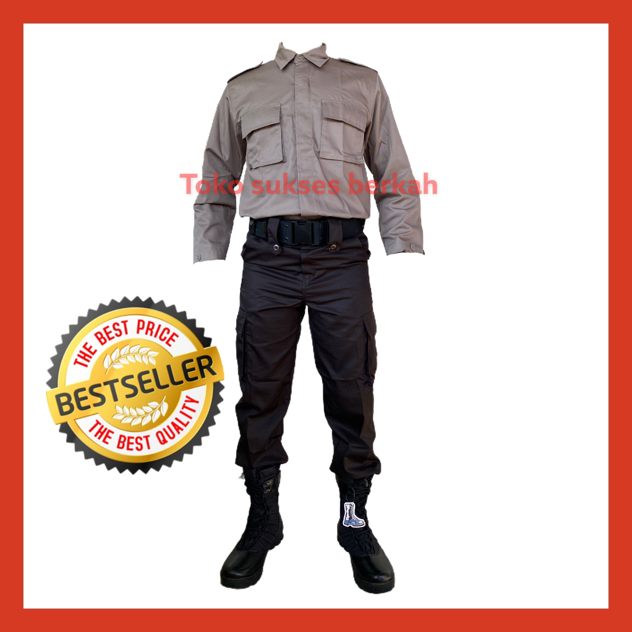 Baju Seragam PDH Security Satpam Baru Terbaru Setelan Dinas Harian ...