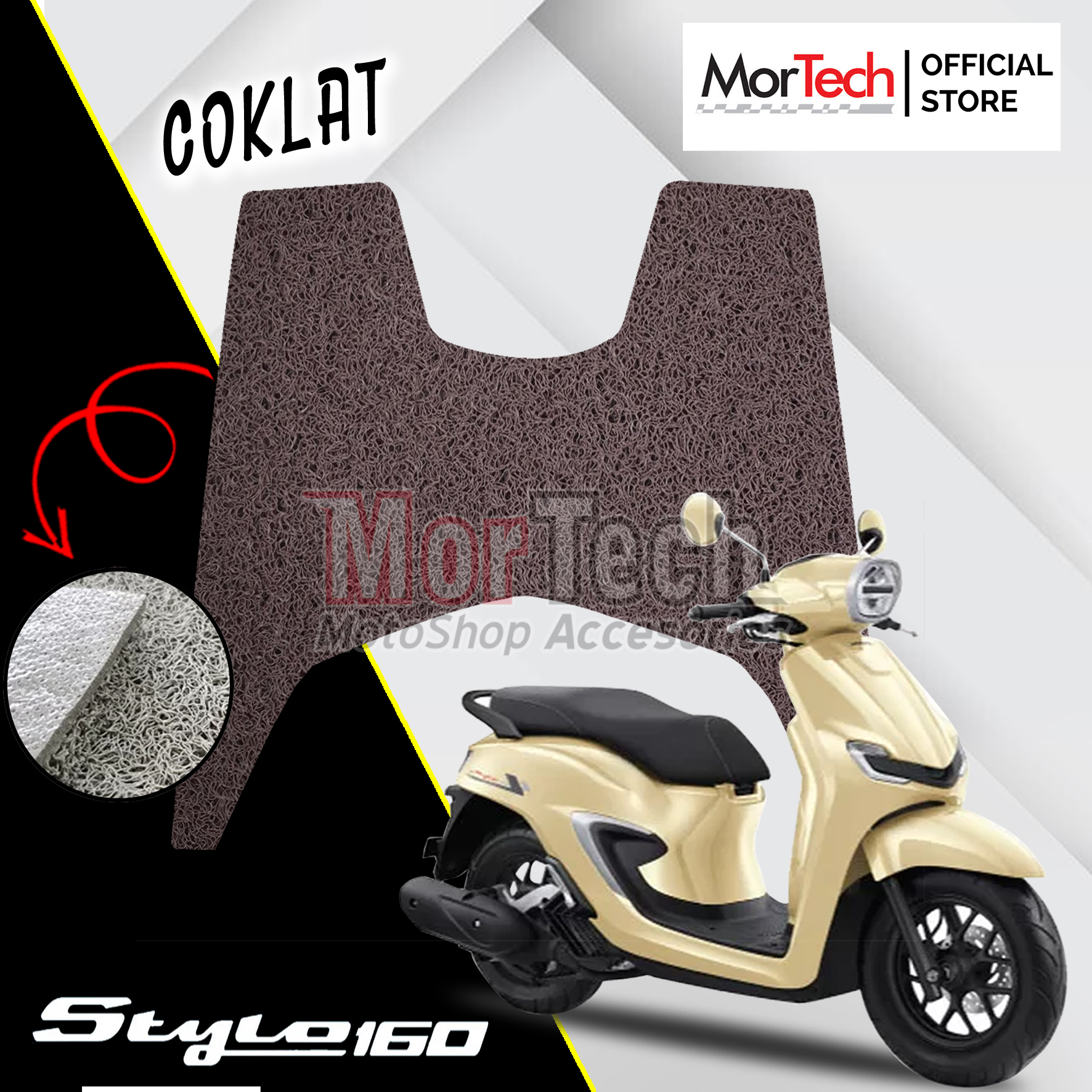 Karpet Serabut Mie Bihun Keset Alas Pijakan Kaki Dek Variasi Motor ...